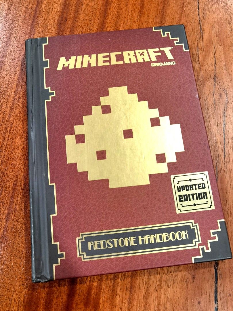 Minecraft Redstone Handbook Mojang Updated Edition Book, Hobbies & Toys ...