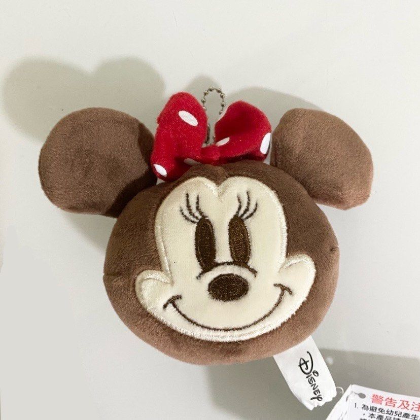 Minnie Mouse Brown Stuffed Toy Keychain, Hobbies & Toys, Memorabilia ...
