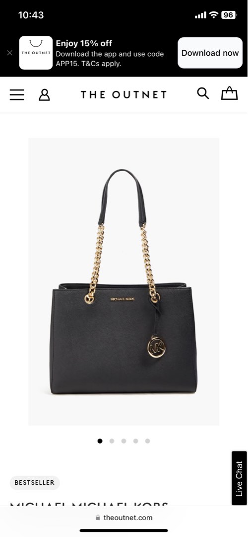 MK Michael Kors office bag, Luxury, Bags & Wallets on Carousell