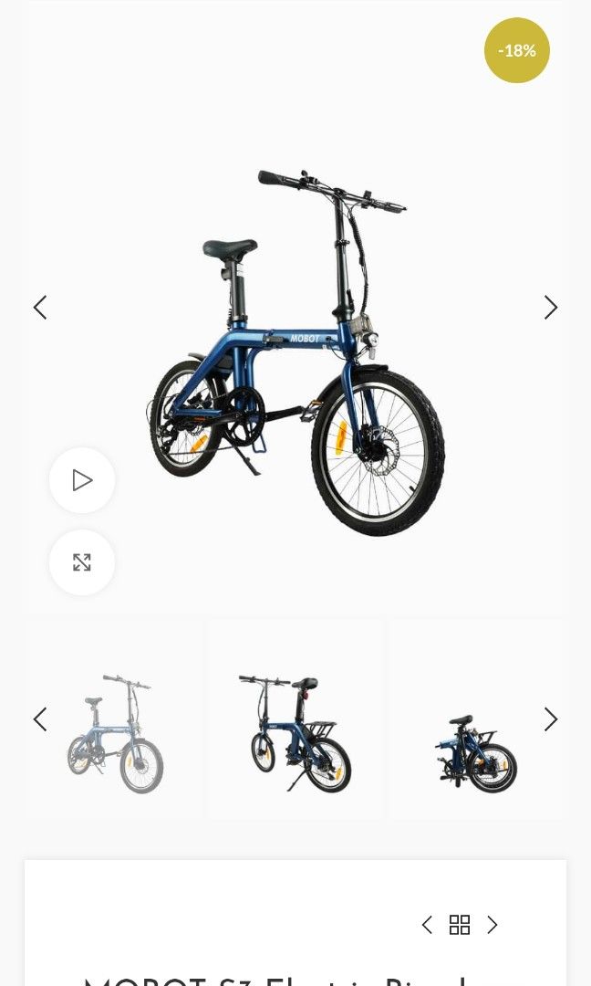 Mobot S3 Electric Bicycle, Sports Equipment, Bicycles & Parts, Bicycles ...