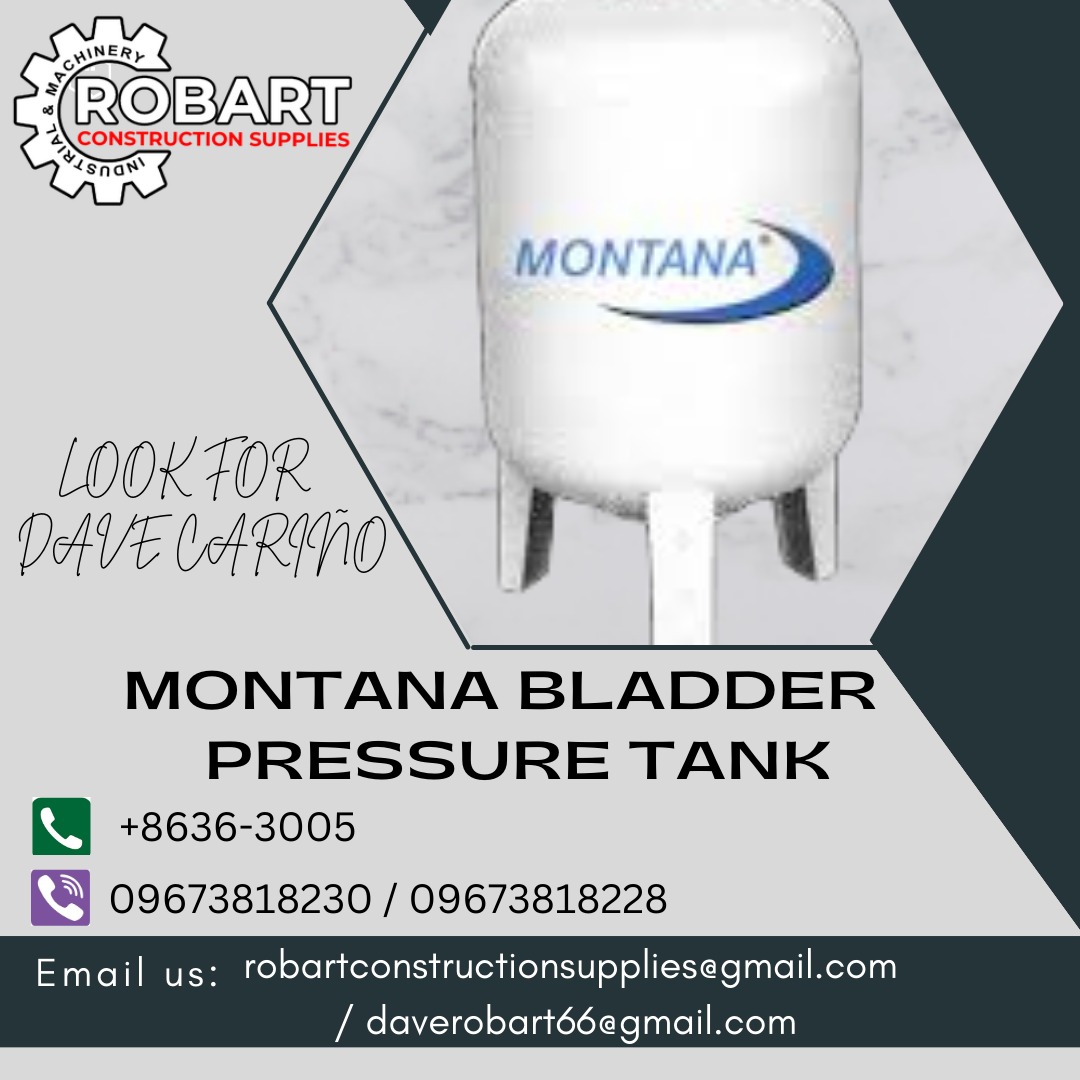 MONTANA BLADDER PRESSURE TANK, Commercial & Industrial, Construction ...