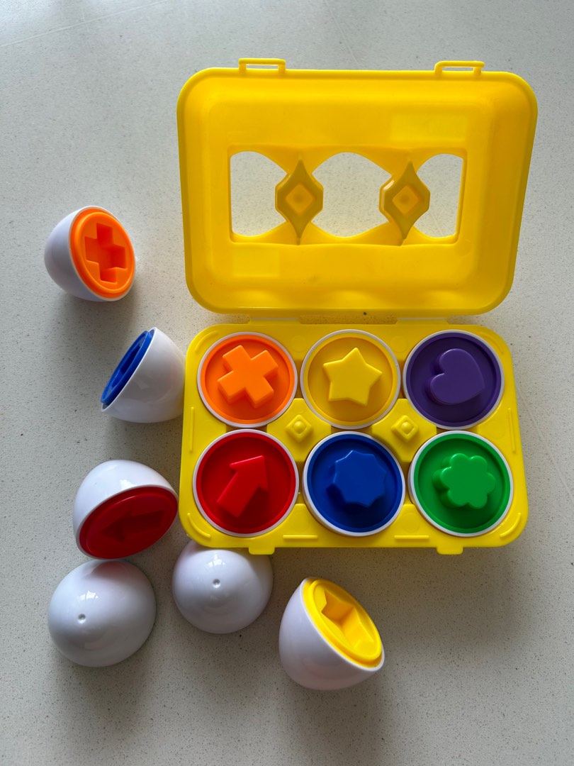 Montessori Egg Shape Sorting Puzzle, Babies & Kids, Infant Playtime on ...