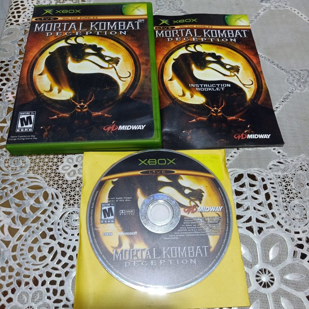 Mortal kombat xbox original ntsc, Video Gaming, Video Games, Xbox on ...