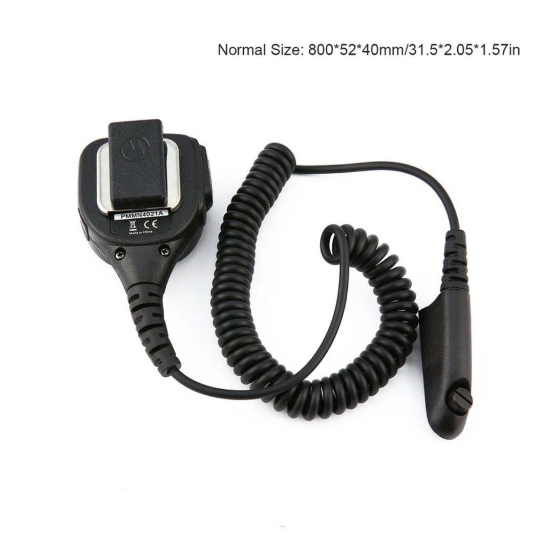 Motorola Microphone Water Resistant Speaker Walkie GP328 Two Way Radio ...