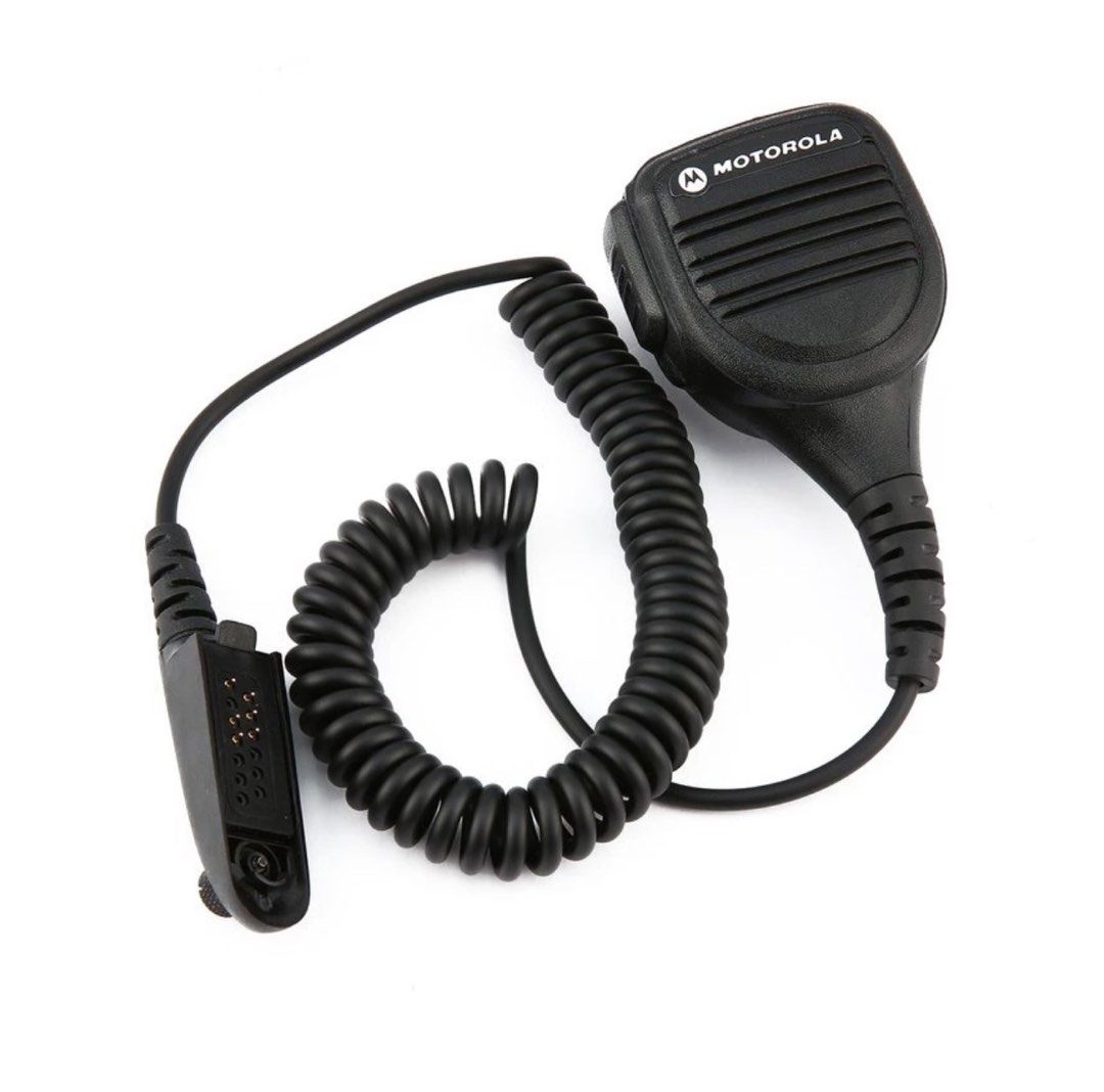 Motorola Microphone Water Resistant Speaker Walkie GP328 Two Way Radio ...