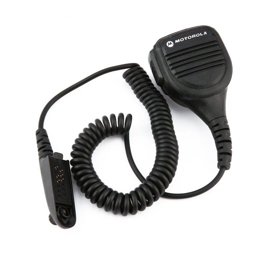 Motorola Microphone Water Resistant Speaker Walkie GP328 Two Way Radio ...