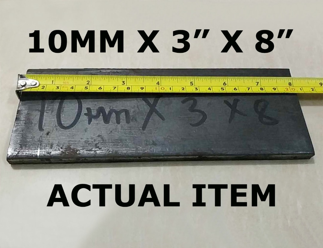 MS BASE PLATE 10MM X 3" X 8" MILD STEEL ...