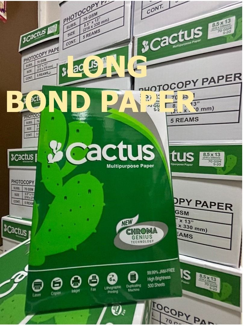 Multi Purpose Cactus Bond Paper- affordable and with high quality ...