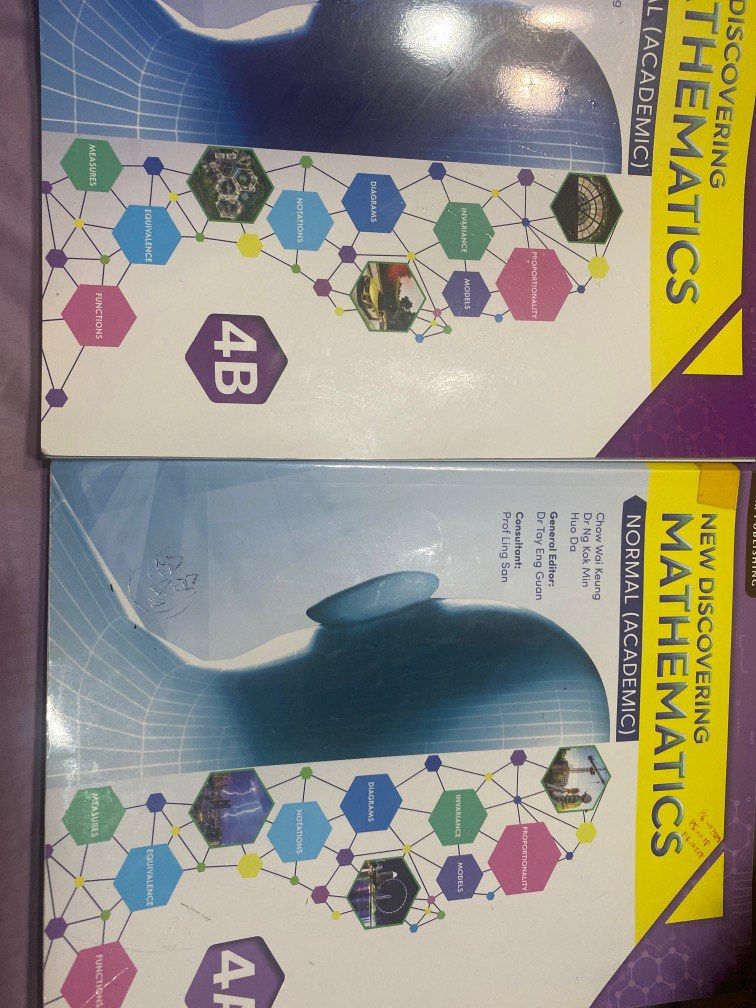 N lvl math 4A and 4B textbook, Hobbies & Toys, Books & Magazines ...