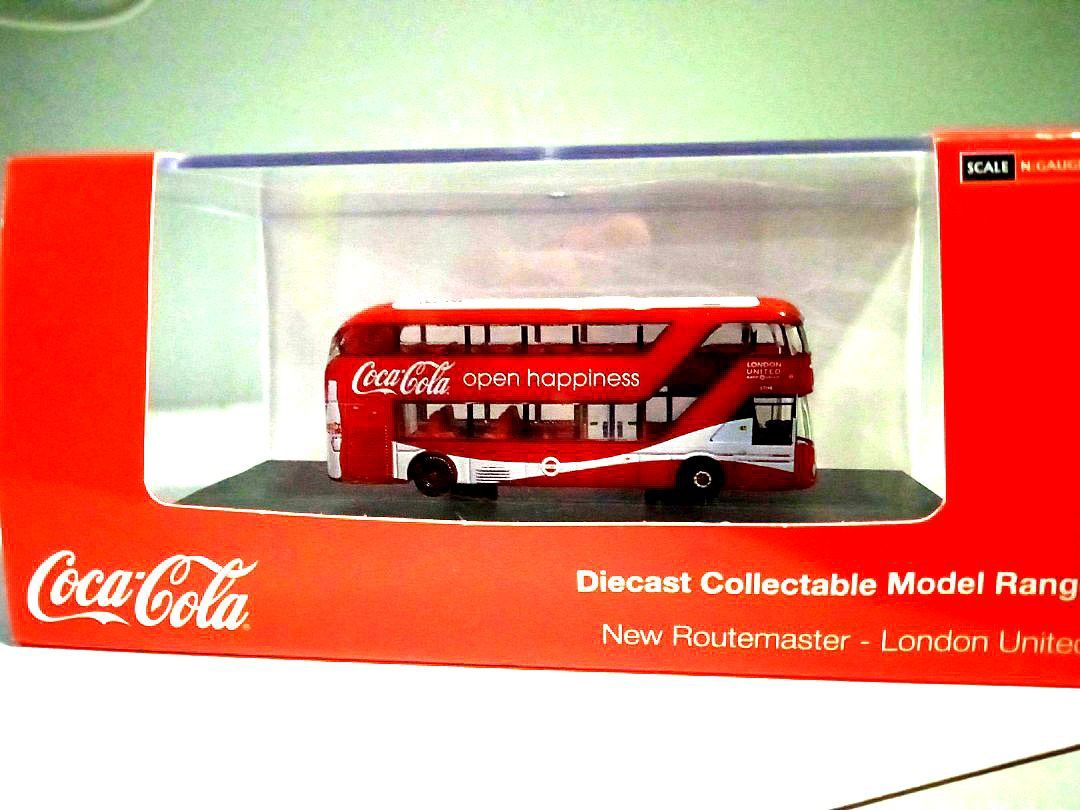 N scale Oxford Coca-cola bus. Rare item, Hobbies & Toys, Toys & Games ...