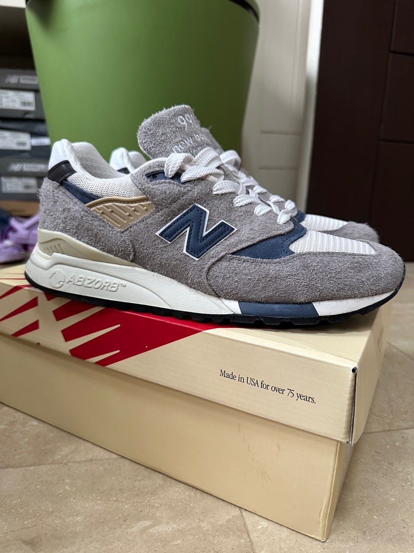 New Balance 998 Grey Day, Men's Fashion, Footwear, Sneakers on Carousell