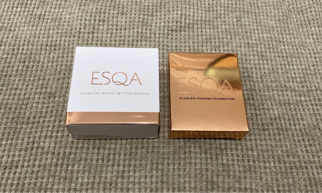 (NEW) Esqa Flawless Powder Foundation Custard / Esqa Flawless Micro ...