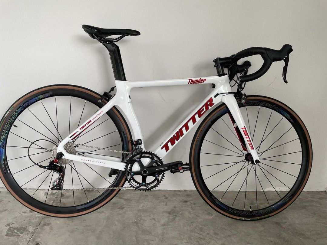 NEW Twitter Thunder 22 Speed Carbon fibre Road Bike 8.9kg lightweight ...