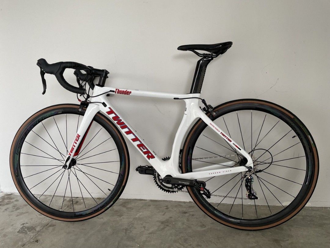 NEW Twitter Thunder 22 Speed Carbon fibre Road Bike 8.9kg lightweight ...