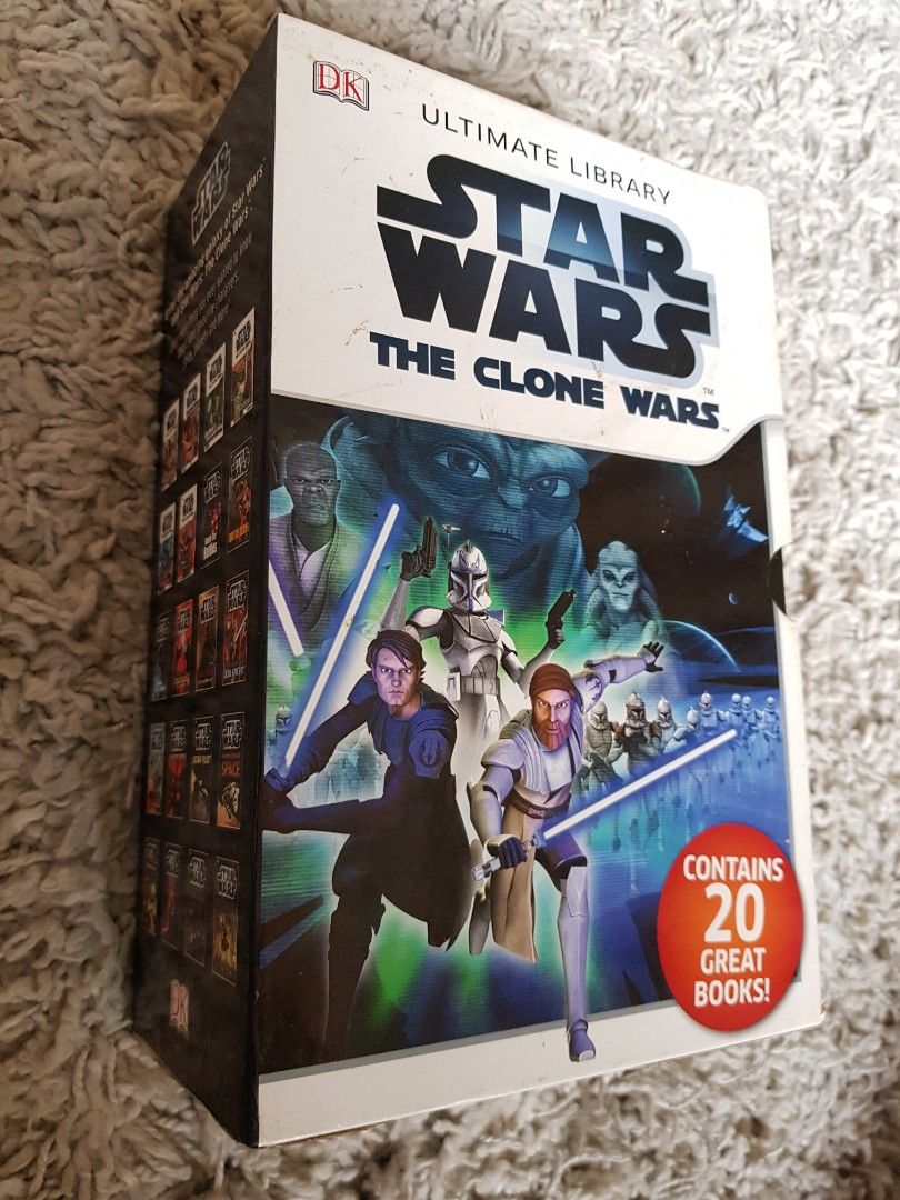 New Unused Imported DK Ultimate Library Set of 18 STAR WARS Clone Wars ...
