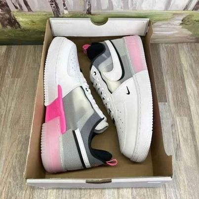 Nike Air Force 1 React Pink, Men's Fashion, Footwear, Casual Shoes on ...