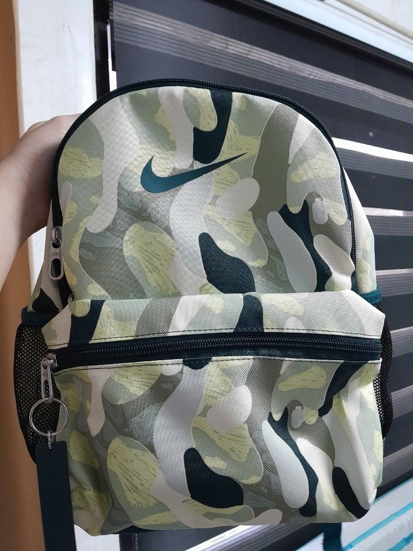 Nike Mini Backpack Green Camo, Women's Fashion, Bags & Wallets ...
