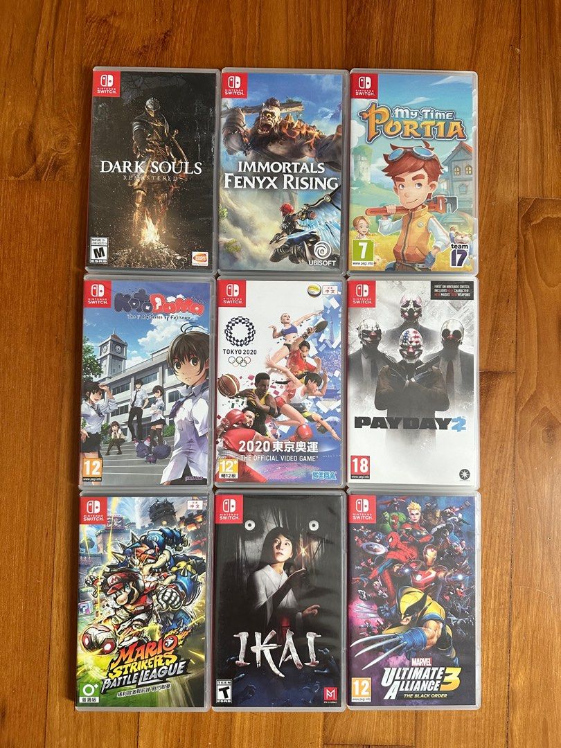 Nintendo Switch game Dark souls / Immortals Fenyx rising / My time at ...