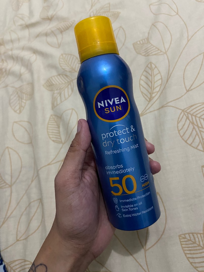 Nivea Spray Sunscreen, Beauty & Personal Care, Face, Face Care on Carousell