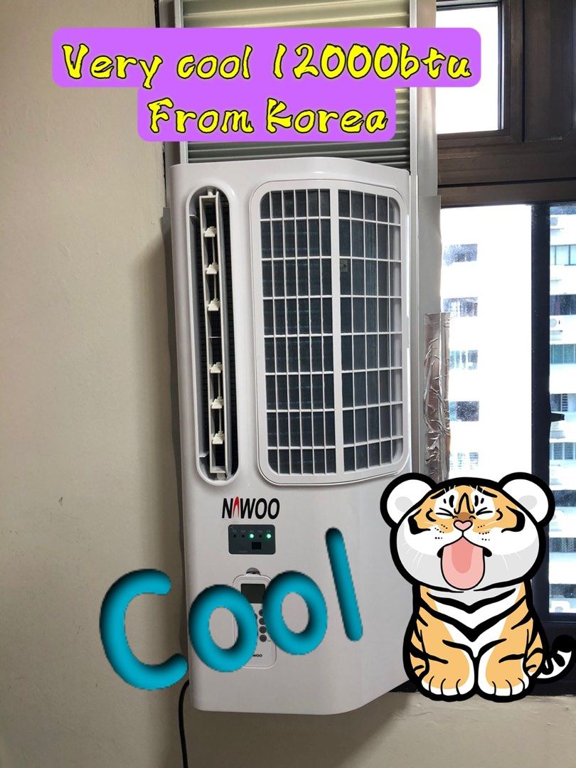 nwoo inverter casement 12000btu, TV & Home Appliances, Air Conditioners ...