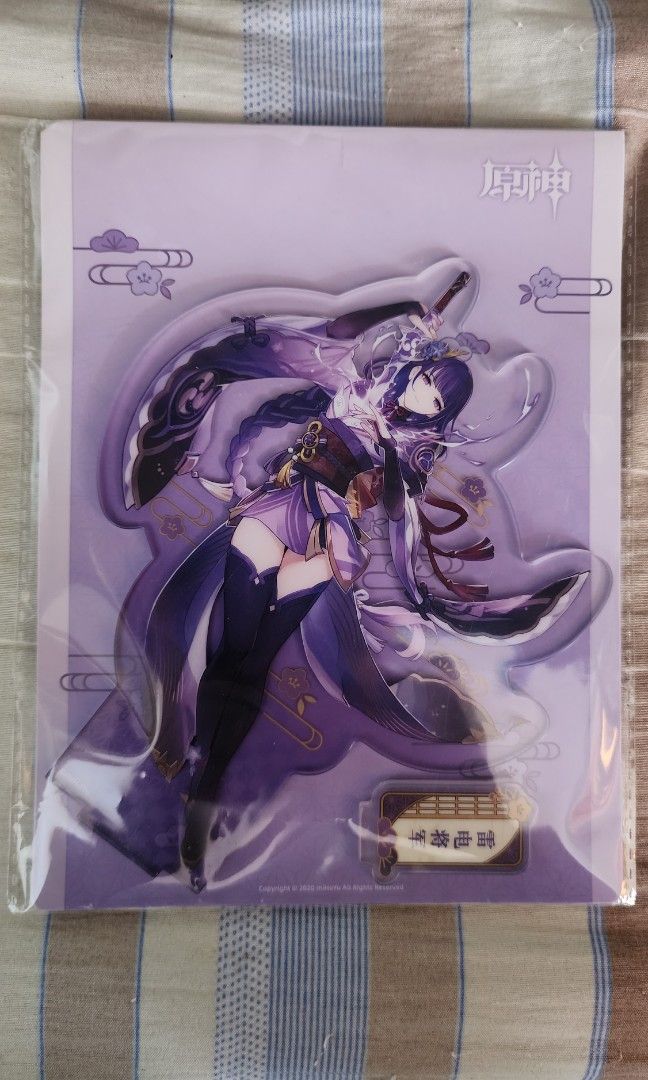 Official Genshin Impact Merch Raiden Shogun Character Standee, Hobbies ...