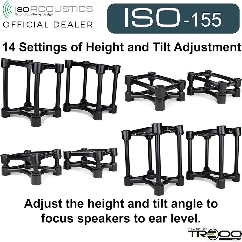 [Official] IsoAcoustics ISO-155 Isolation Desktop Speaker Stands for ...