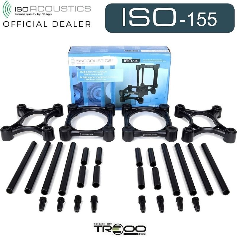 [Official] IsoAcoustics ISO-155 Isolation Desktop Speaker Stands for Medium Sized Speakers and ...