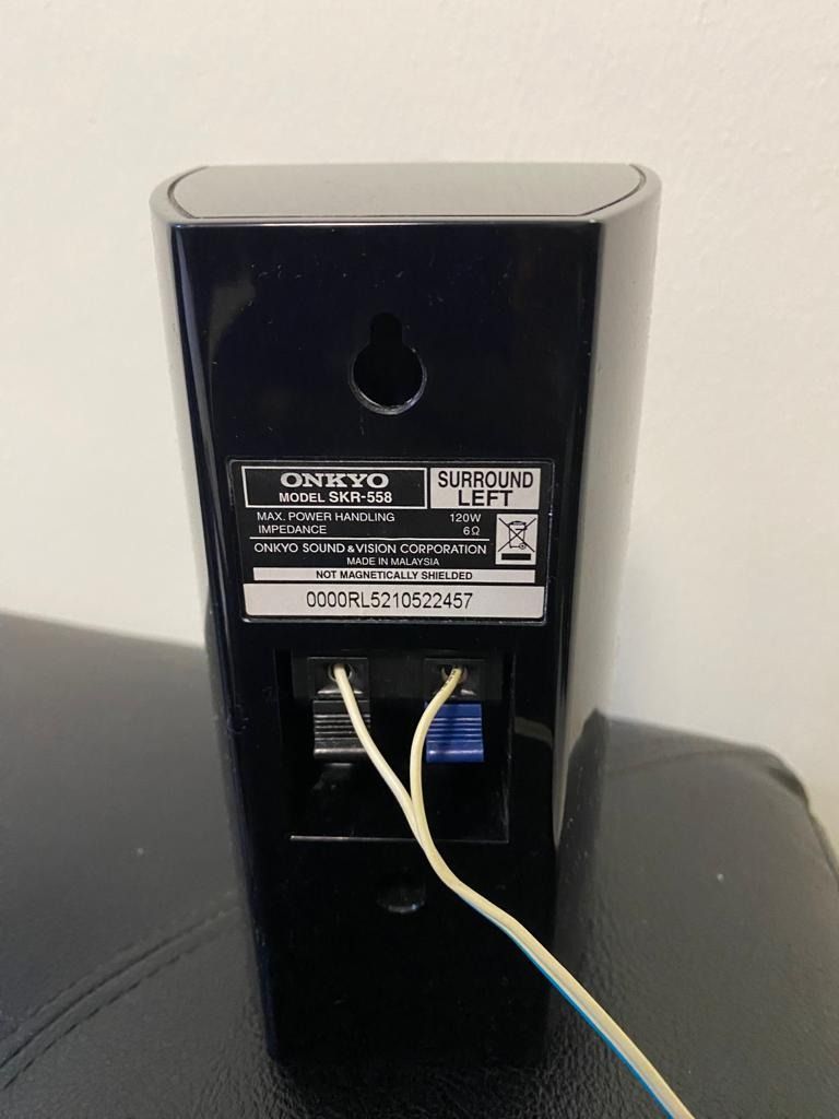 ONKYO HOME THEATRE SPEAKER SYSTEM FRONT,SURROUND SKR-558,CENTER SKC-391 ...