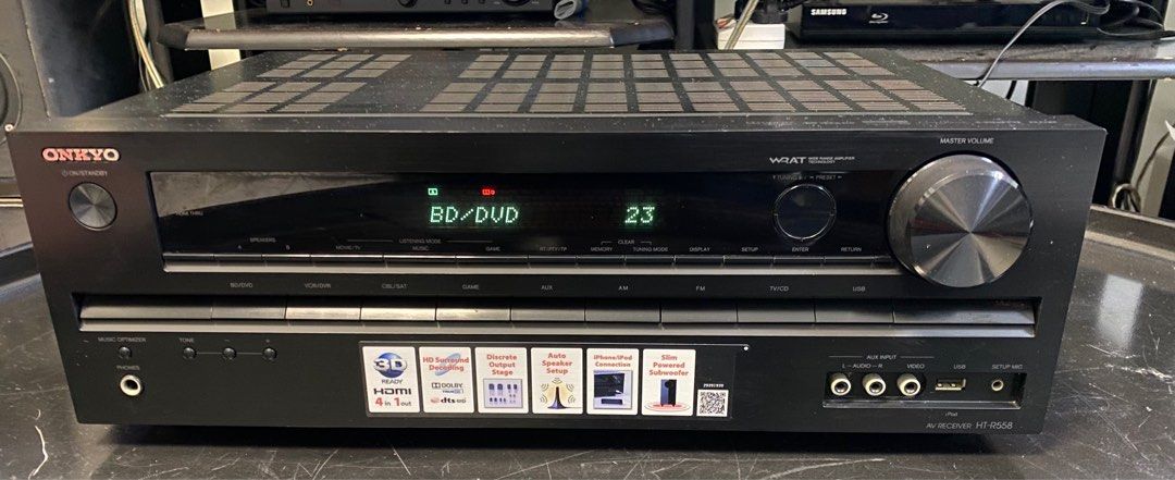 Onkyo HT-R558 RECEIVER AMPLIFIER, Audio, Soundbars, Speakers ...