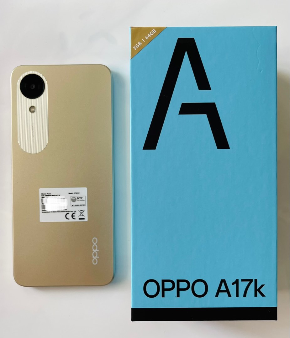 Oppo A17k - Gold, Mobile Phones & Gadgets, Mobile Phones, Android ...