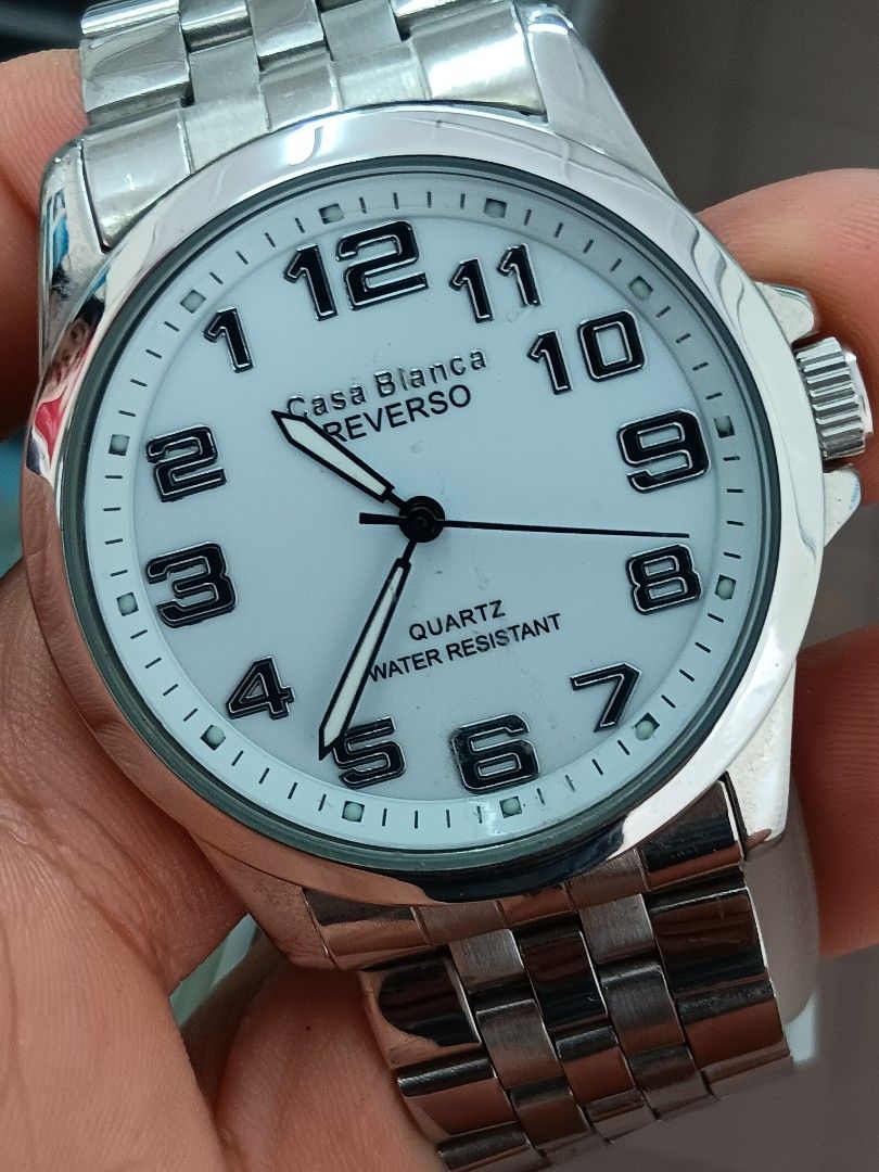 Original Casa Blanca reverso anti clockwise watch, Women's Fashion ...