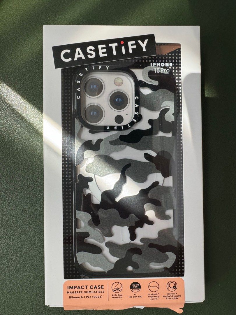 Original Casetify iPhone 15 pro impact case with MagSafe, Mobile Phones & Gadgets, Mobile ...