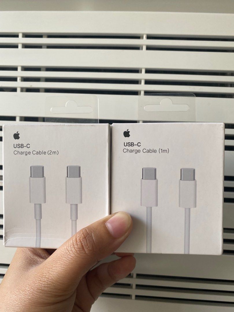 ORIGINAL MacBook charger CABLE 1M type c to type c, Mobile Phones ...