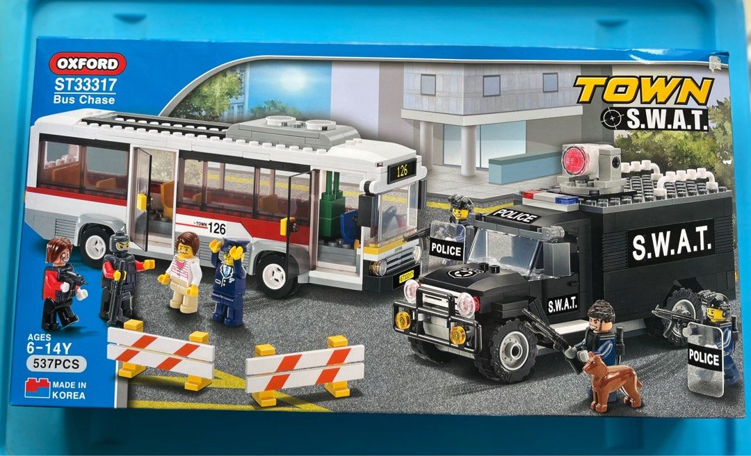 Oxford Block ST33317 TOWN S.W.A.T Series Bus Chase Assembly, Hobbies ...