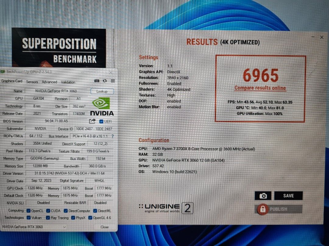 Palit Dual RTX 3060 12GB, Computers & Tech, Parts & Accessories ...