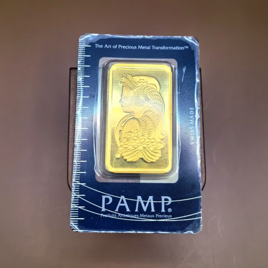 Pamp Suisse 100g 999.9 Gold Bar with Cert (1 pc), Men's Fashion ...