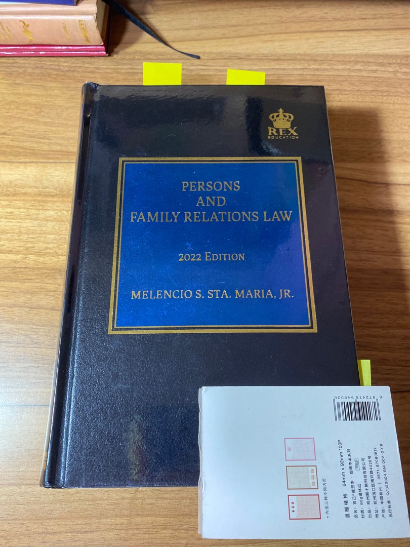 Persons and Family Relations by Sta. Maria, Hobbies & Toys, Books ...