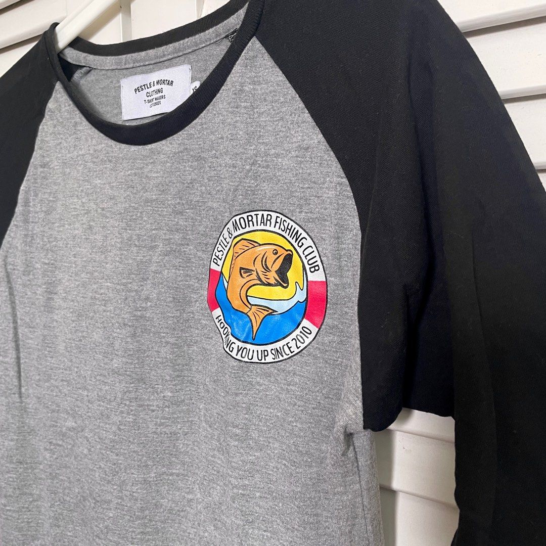 Pestle & Mortar Raglan Tshirt, Men's Fashion, Tops & Sets, Tshirts ...