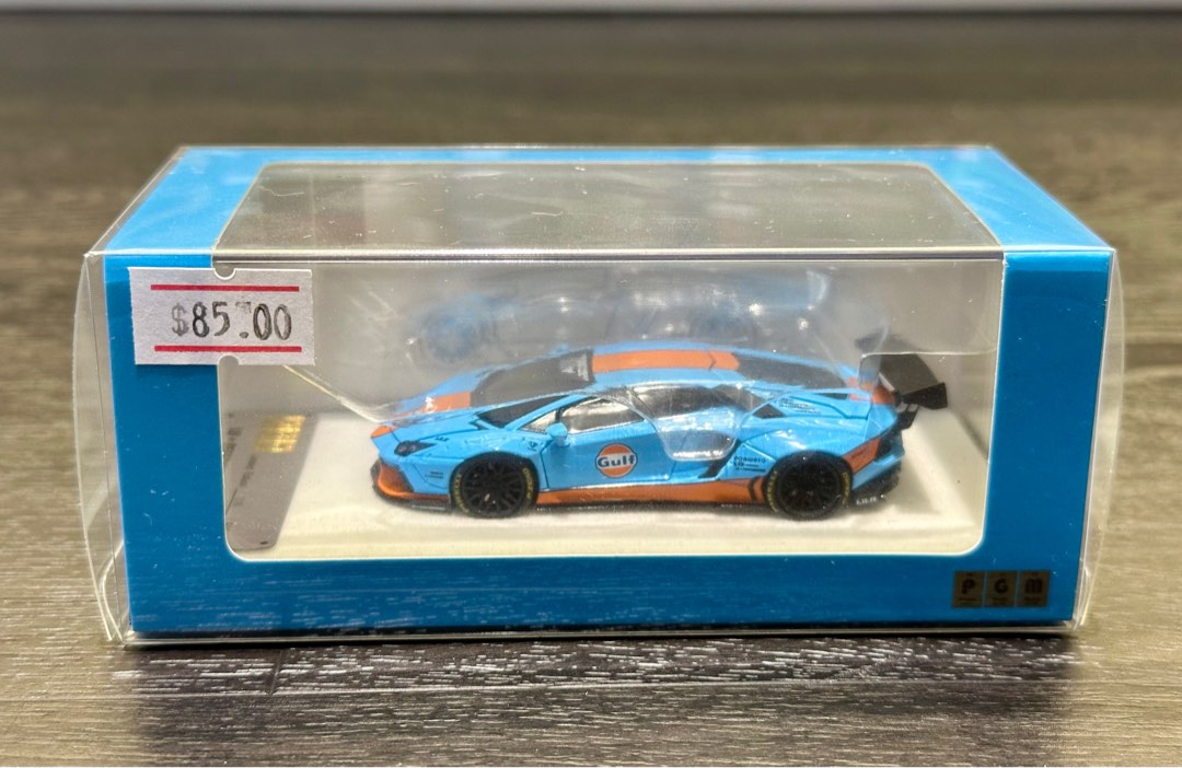 PGM 1/64 LBWK Aventador 700 GT Gulf, Hobbies & Toys, Toys & Games on ...