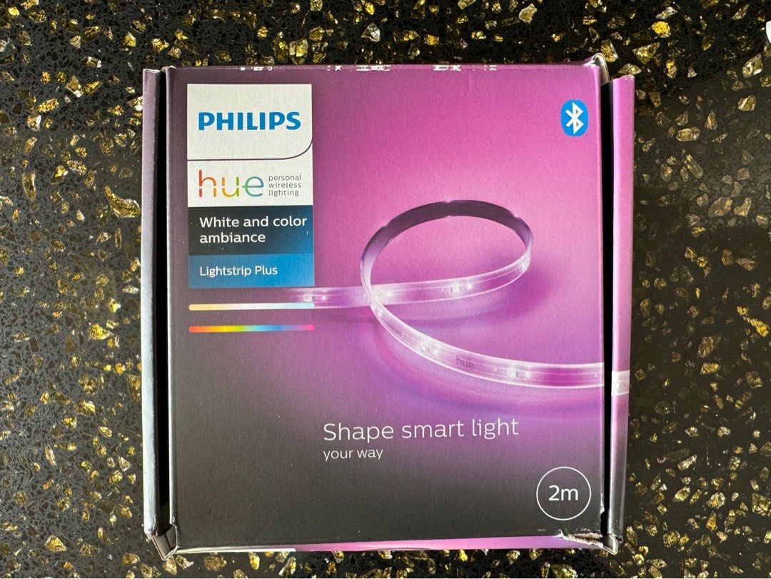 Philips Lightstrip Plus LED Kit, Furniture & Home Living, Lighting ...