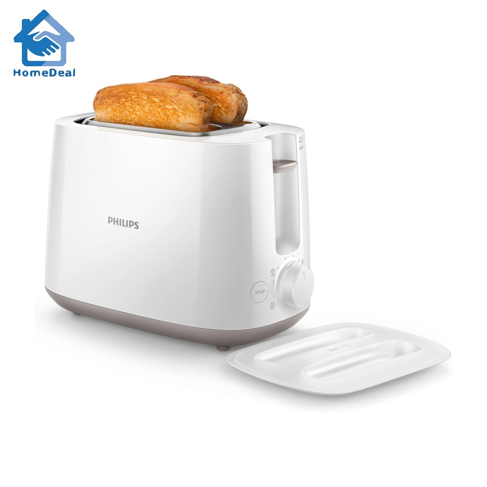 PHILIPS Daily Collection Toaster With 8 Settings and Integrated Bun ...