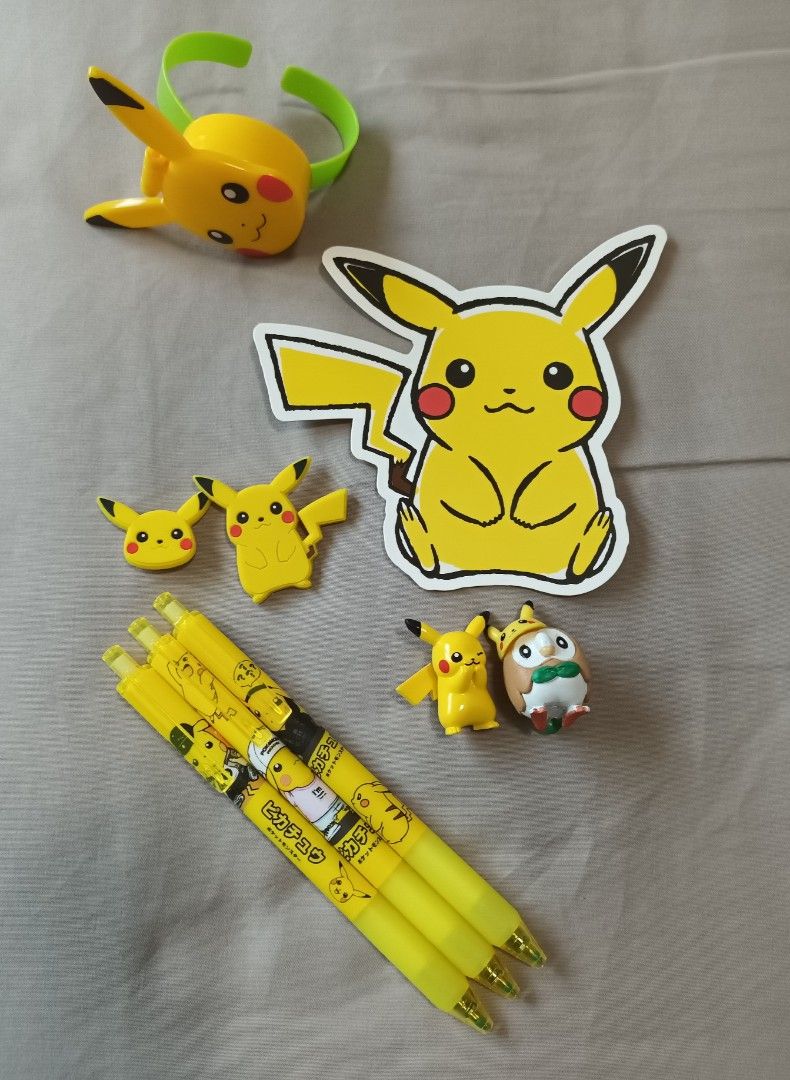 Pikachu merch set, Hobbies & Toys, Memorabilia & Collectibles, Fan ...