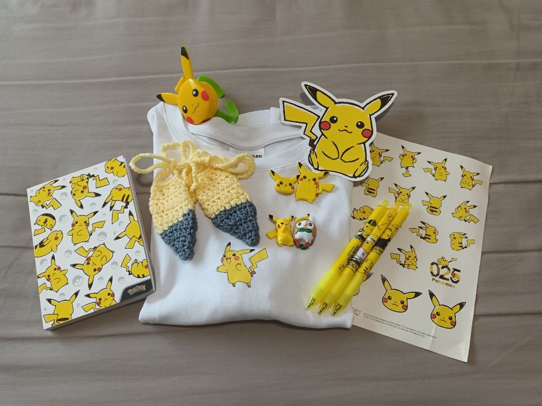Pikachu merch set, Hobbies & Toys, Memorabilia & Collectibles, Fan ...