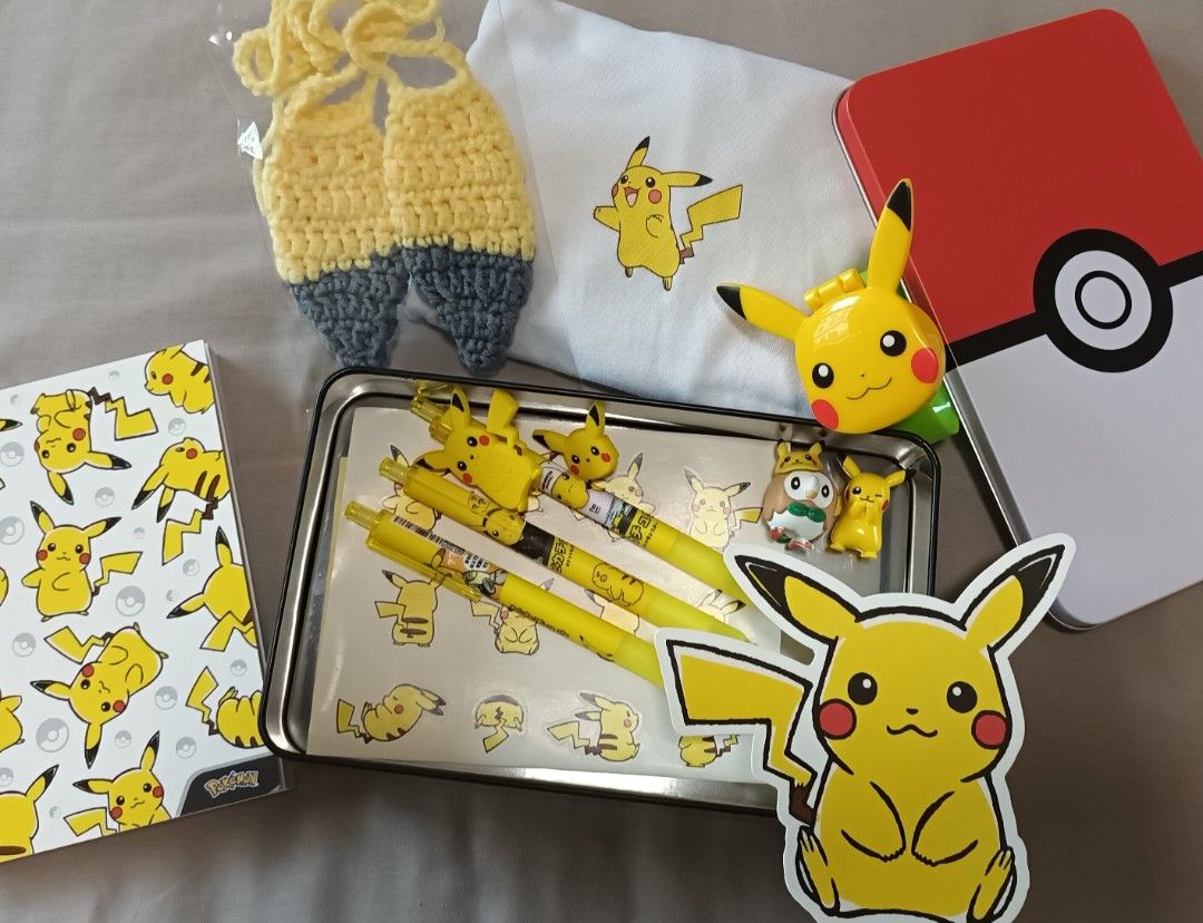 Pikachu merch set, Hobbies & Toys, Memorabilia & Collectibles, Fan ...
