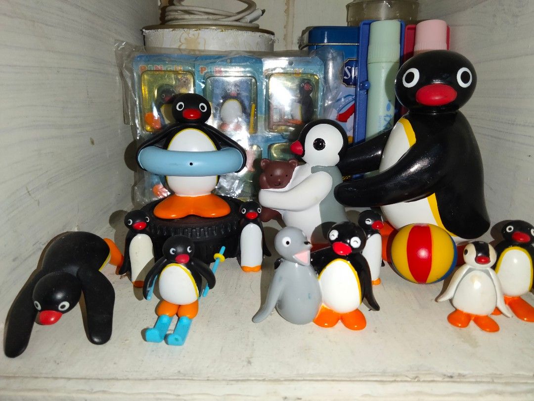 Pingu Lot Figures, Hobbies & Toys, Toys & Games on Carousell