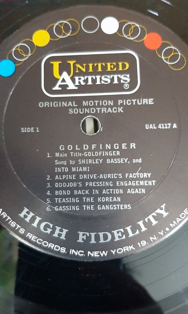 Plaka/ vinyl record. ORIGINAL MOTION PICTURE 007, Hobbies & Toys, Music ...