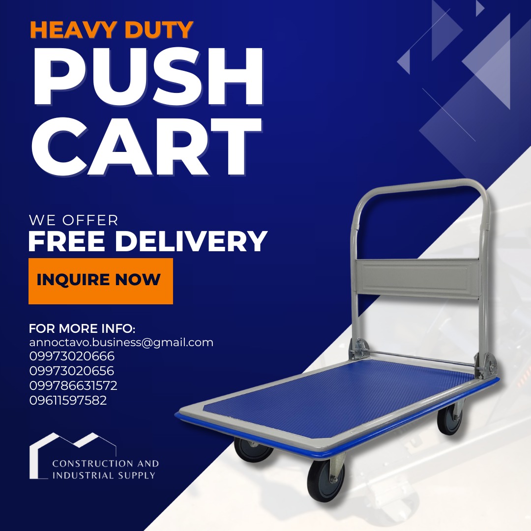 Platform Cart | Push Cart | Utility Cart | Handy Cart | Steel Push Cart ...