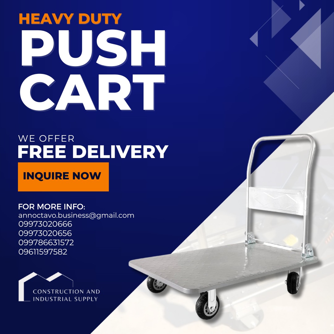 Platform Cart | Push Cart | Utility Cart | Handy Cart | Steel Push Cart ...