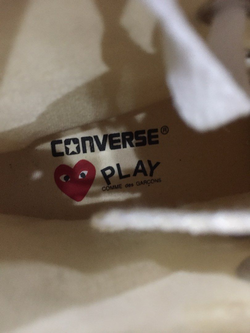 Play Cdg x Converse Chuck Taylor High, Women's Fashion, Footwear ...