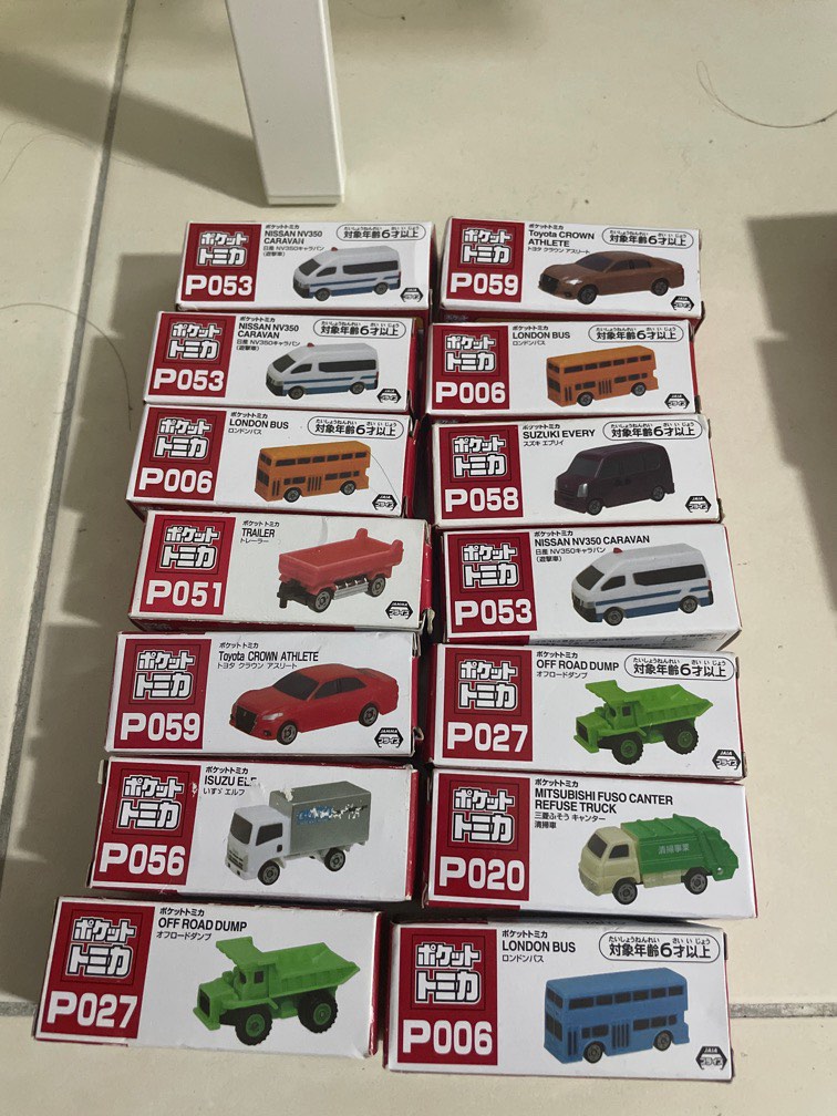 Pocket tomica, Hobbies & Toys, Toys & Games on Carousell